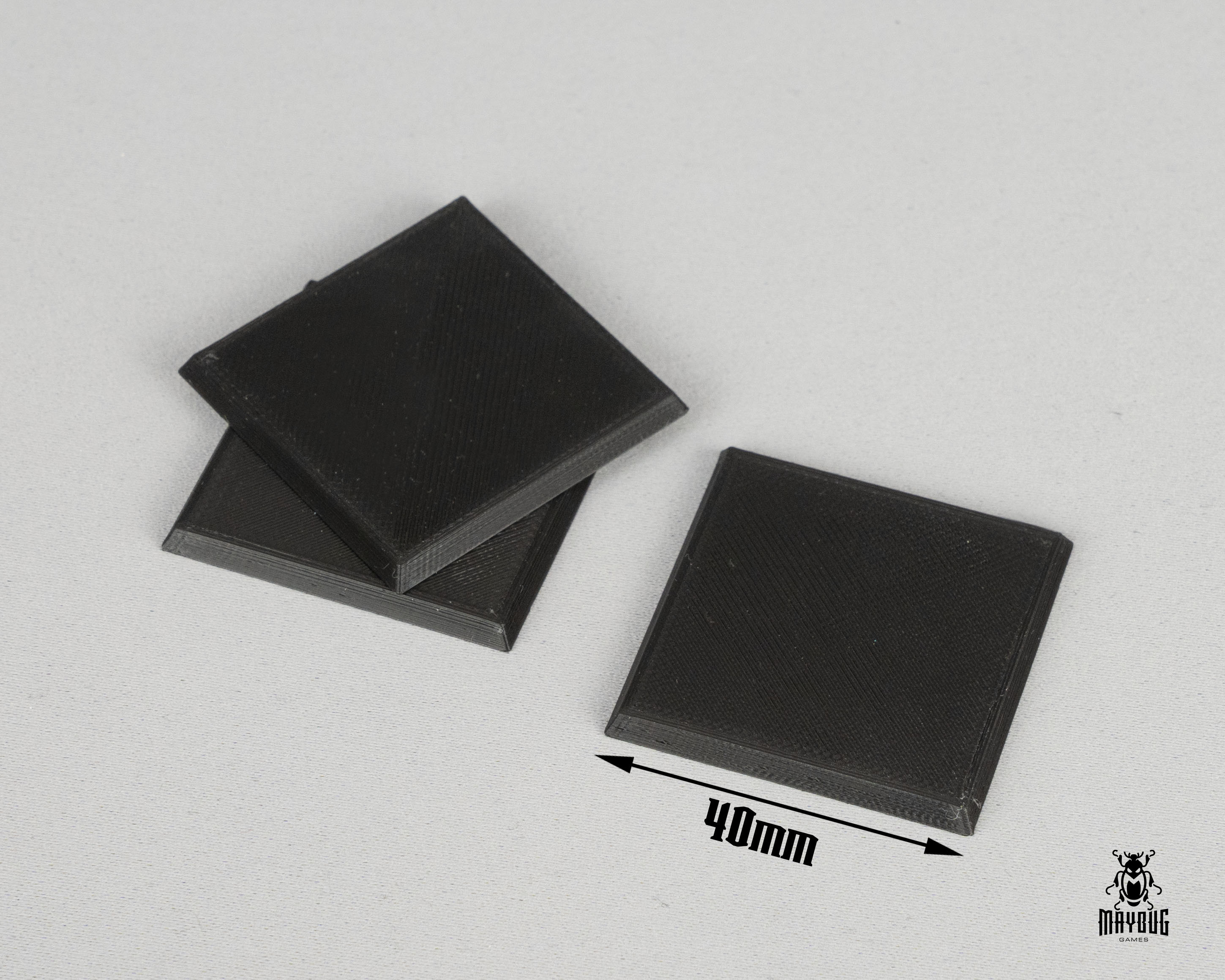 Bases 40x40 mm, 5 pcs